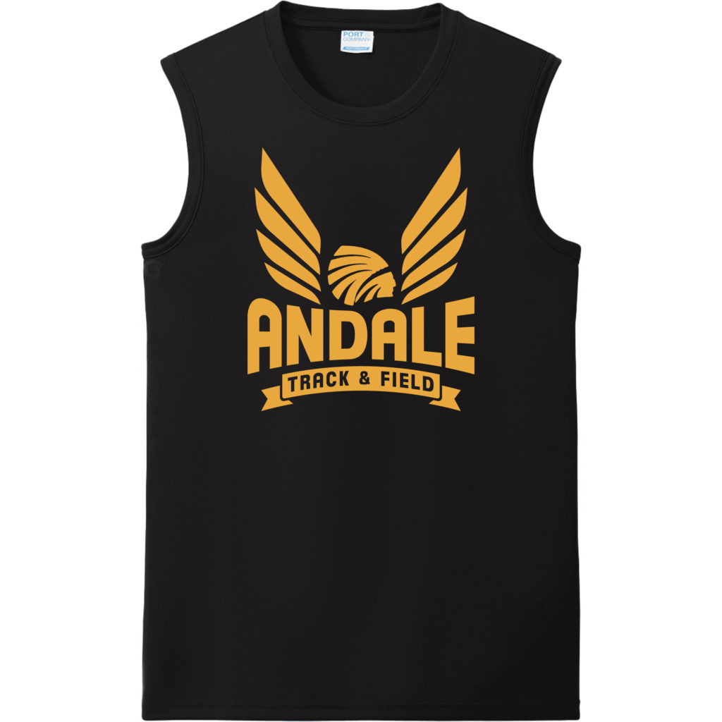 2024 Indians Track Performance Sleeveless Tee – Andale Sports Store